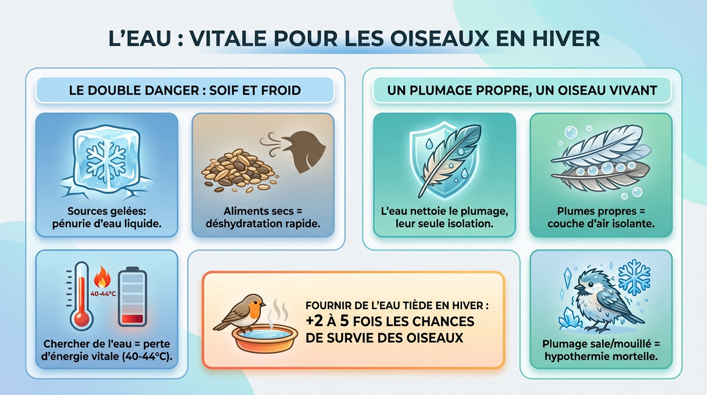 Eau oiseaux hiver - Le guide de survie complet [Vital]