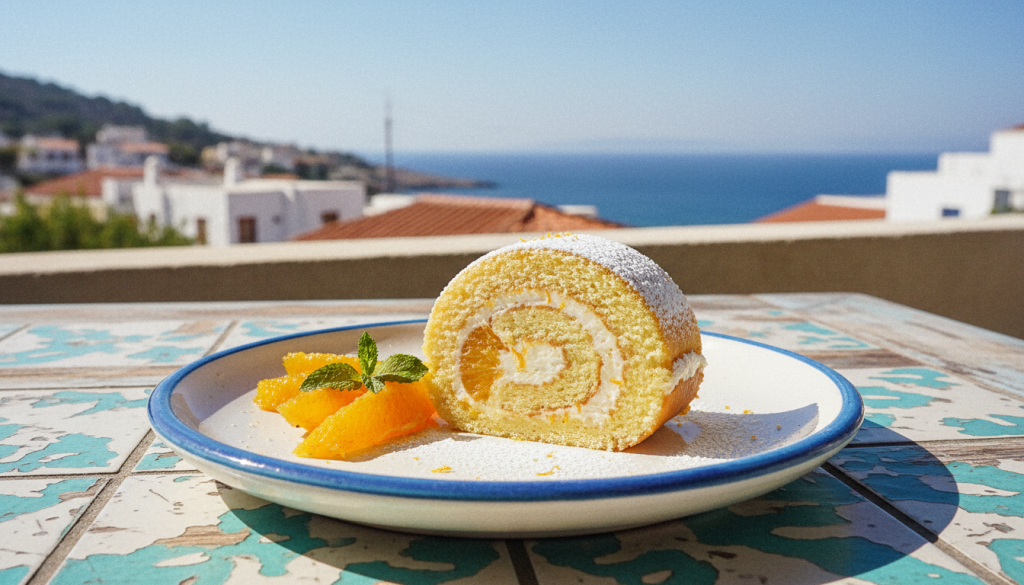 Torta de l'orange : le roulé portugais moelleux prêt en 15 min
